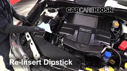 Check Oil Level 2014-2018 Subaru Forester - 2015 Subaru Forester 2.0XT ...