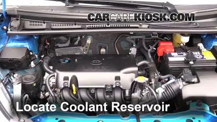 How to Add Coolant: Toyota Yaris (2012-2018) - 2015 Toyota Yaris LE 1 ...