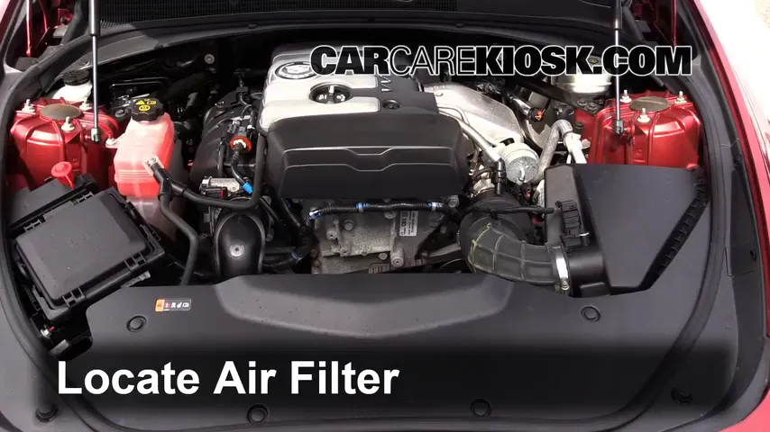 How to Change Engine Air Filter: 2015 Cadillac CTS 2.0L 4 Cyl. Turbo