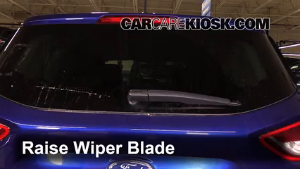 Rear Windshield Wiper Blade Change: 2015 Ford Escape SE 1.6L 4 Cyl. Turbo