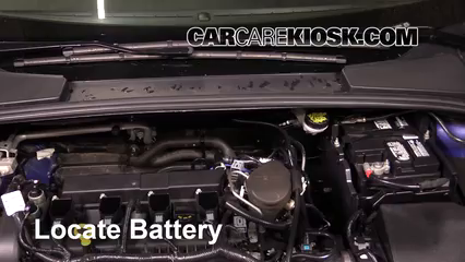 Battery Replacement: 2015 Ford Focus Titanium 2.0L 4 Cyl. FlexFuel Sedan