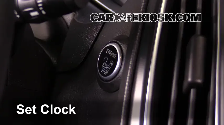 How to Set the Clock / Change Time on a 2015 Ford Focus Titanium 2.0L 4 ...