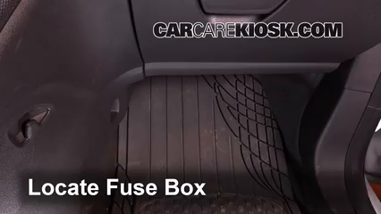 Interior Fuse Box Location: 2015 Ford Transit Connect XL 2.5L 4 Cyl ...