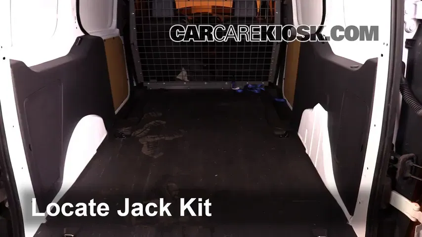 How To Jack Up a 2015 Ford Transit Connect XL 2.5L 4 Cyl. Mini Cargo Van