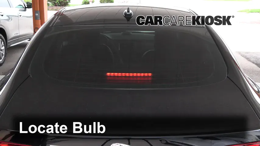 3rd Brake Light Bulb Replacement on a 2009 Jaguar XF Luxury 4.2L V8