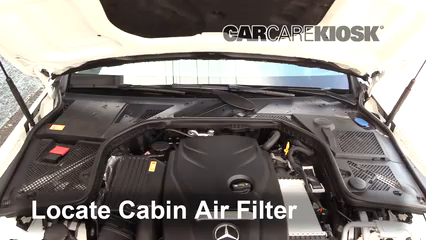 Cabin Air Filter Replacement: 2015 Mercedes-Benz C300 4Matic 2.0L 4 Cyl ...