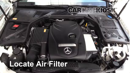 Cabin Air Filter Replacement: 2015 Mercedes-Benz C300 4Matic 2.0L 4 Cyl ...