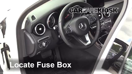 Interior Fuse Box Location: 2015 Mercedes-Benz C300 4Matic 2.0L 4 Cyl ...
