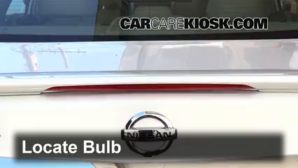 3rd Brake Light Bulb Replacement on a 2015 Nissan Altima SL 3.5L V6
