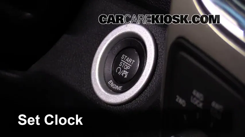 How to Set the Clock / Change Time on a 2015 Ram 2500 Laramie 6.7L 6 ...
