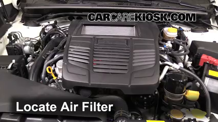 How to Change Engine Air Filter: 2015 Subaru WRX Limited 2.0L 4 Cyl. Turbo