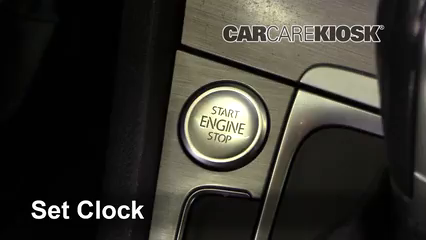 How to Set the Clock / Change Time on a 2015 Volkswagen Golf SportWagen ...