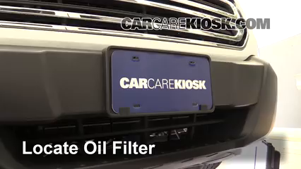 Oil & Filter Change Ford Transit-350 HD (2015-2019) - 2016 Ford Transit ...
