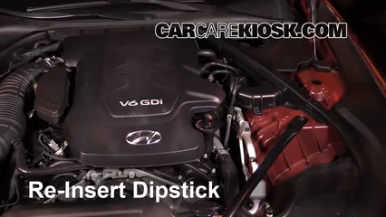 Oil & Filter Change Hyundai Genesis (2015-2016) - 2016 Hyundai Genesis ...