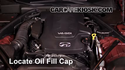 Oil & Filter Change Hyundai Genesis (2015-2016) - 2016 Hyundai Genesis ...
