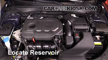 Transmission Fluid Level Check Kia Optima (2016-2020) - 2016 Kia Optima ...