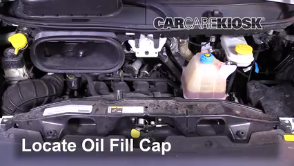 Oil & Filter Change Ram ProMaster 1500 (2014-2019) - 2016 Ram ProMaster ...
