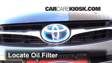 Oil & Filter Change Toyota Camry (2015-2017) - 2016 Toyota Camry Hybrid ...