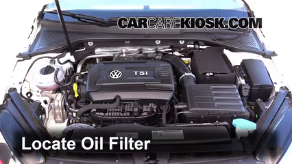 Oil & Filter Change Volkswagen GTI (2015-2019) - 2016 Volkswagen GTI S ...
