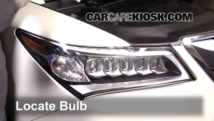 Fog Light Replacement 2016 Acura MDX SH-AWD 3.5L V6
