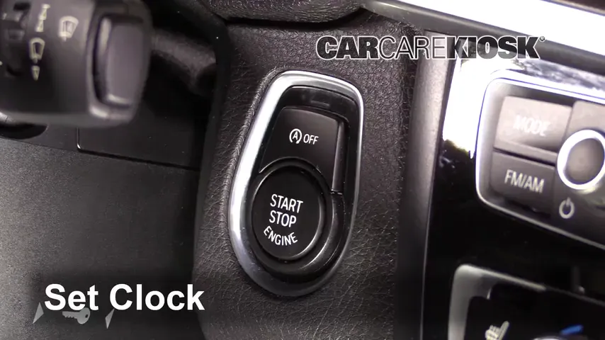 How to Set the Clock / Change Time on a 2016 BMW 428i xDrive Gran Coupe ...
