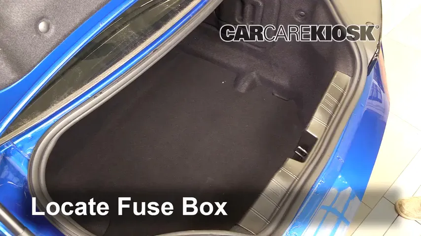 Interior Fuse Box Location: 2016 Chevrolet Camaro LT 3.6L V6