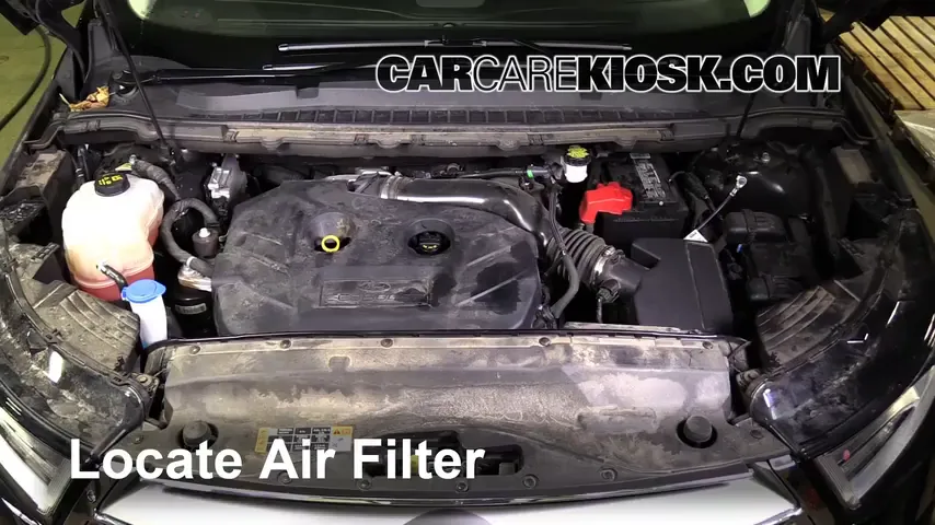 Cabin Air Filter Replacement: 2020 Ford Edge SE 2.0L 4 Cyl. Turbo
