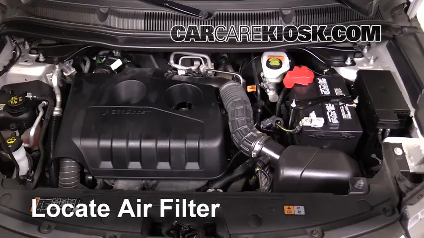How to Change Engine Air Filter: 2016 Ford Explorer Limited 2.3L 4 Cyl ...