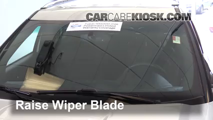 Front Windshield Wiper Blade Change: 2016 Ford Explorer Limited 2.3L 4 ...
