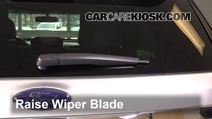 Rear Windshield Wiper Blade Change: 2016 Ford Explorer Limited 2.3L 4 ...