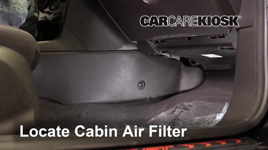 Cabin Air Filter Replacement: 2016 Ford Fiesta ST 1.6L 4 Cyl. Turbo