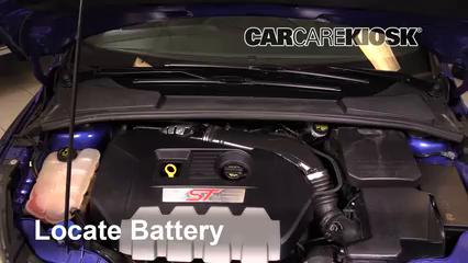 Battery Replacement: 2016 Ford Focus ST 2.0L 4 Cyl. Turbo