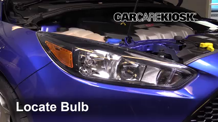 Headlight Bulb Replacement: 2016 Ford Focus ST 2.0L 4 Cyl. Turbo