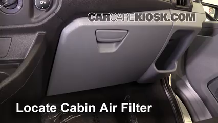 Cabin Air Filter Replacement: 2016 Ford Transit-350 HD XLT 3.7L V6 FlexFuel