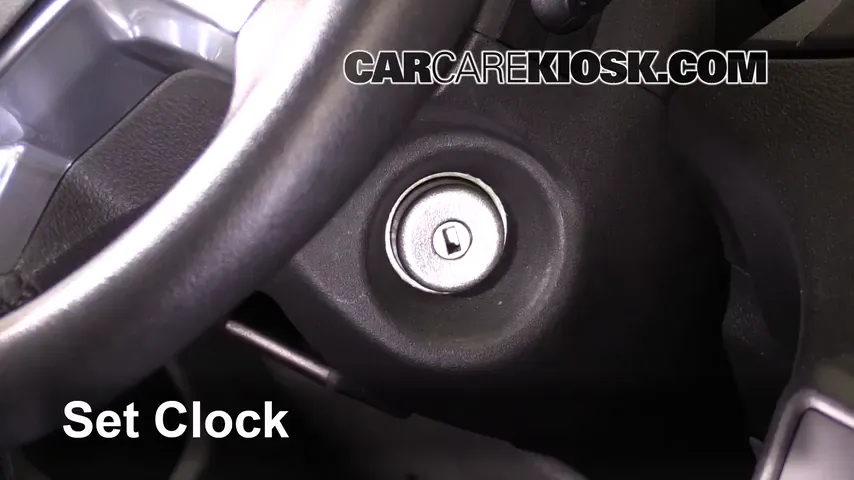 How to Set the Clock / Change Time on a 2016 Ford Transit-350 HD XLT 3 ...