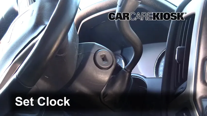 How to Set the Clock / Change Time on a 2016 GMC Sierra 2500 HD Denali ...