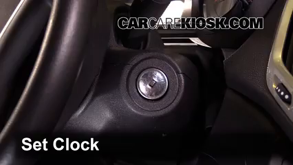 How to Set the Clock / Change Time on a 2016 GMC Terrain SLT 3.6L V6 ...