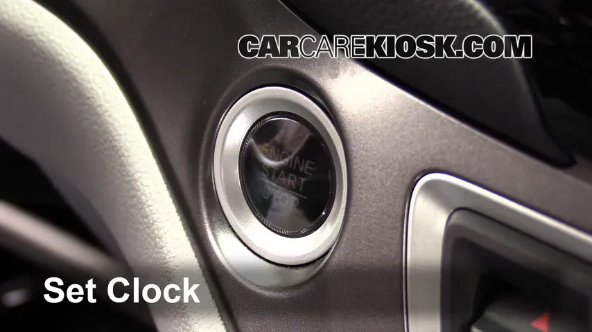 How to Set the Clock / Change Time on a 2016 Honda Pilot EX 3.5L V6