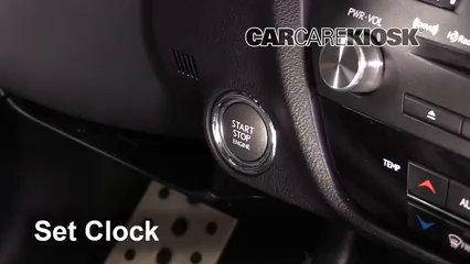 How to Set the Clock / Change Time on a 2019 Lexus RX350 3.5L V6