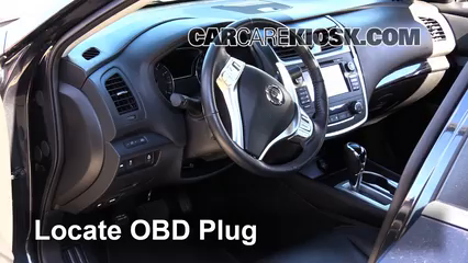 How To Open Hood: 2016 Nissan Altima SL 3.5L V6