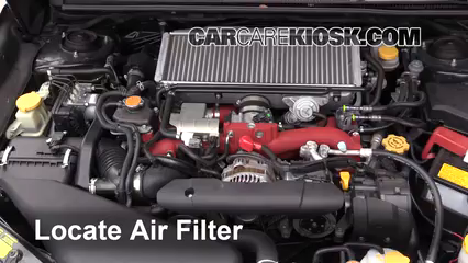 How to Change Engine Air Filter: 2016 Subaru WRX STI 2.5L 4 Cyl. Turbo