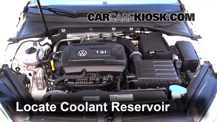 How to Add Coolant: 2016 Volkswagen GTI S 2.0L 4 Cyl. Turbo Hatchback ...