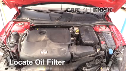 Oil & Filter Change Infiniti QX30 (2017-2019) - 2017 Infiniti QX30 2.0L ...