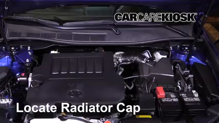 Coolant Flush How-to: Toyota Camry (2015-2017) - 2017 Toyota Camry XLE ...