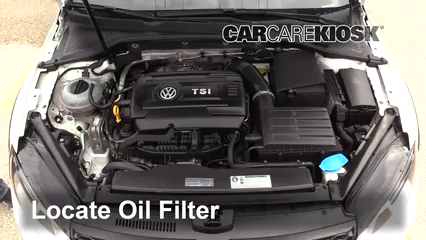 Oil & Filter Change Volkswagen Golf Alltrack (2017-2019) - 2017 ...