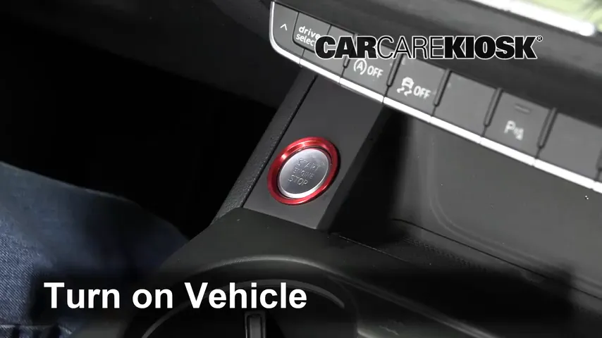 Check Oil Level 2017 Audi A4 allroad Premium Plus 2.0L 4 Cyl. Turbo