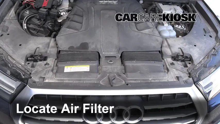 How to Change Engine Air Filter: 2017 Audi Q7 Premium 3.0L V6 Supercharged