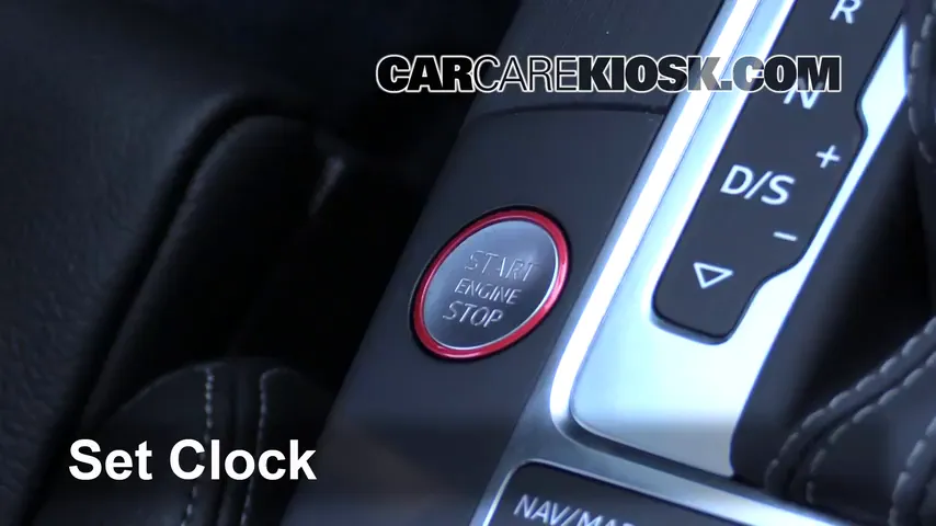 How to Set the Clock / Change Time on a 2017 Audi S3 Premium Plus 2.0L ...