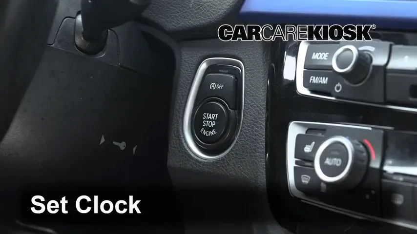 How to Set the Clock / Change Time on a 2017 BMW 340i xDrive 3.0L 6 Cyl ...