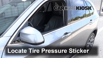 Tire Pressure for 2017 BMW X5 sDrive35i 3.0L 6 Cyl. Turbo